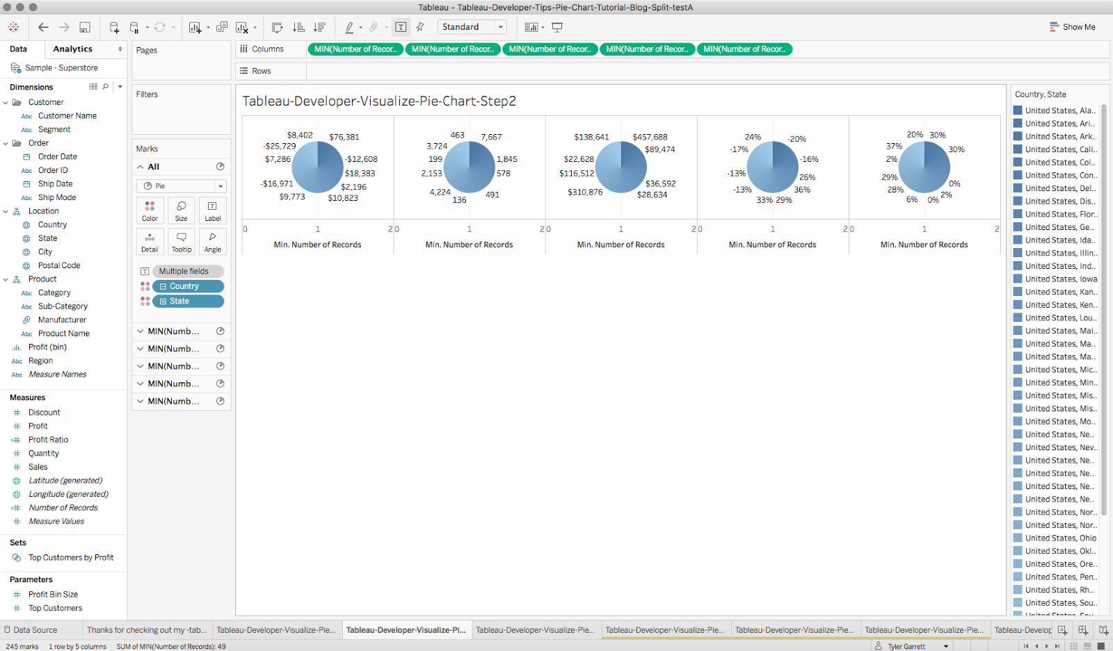 Tableau Developer Tutorial Three