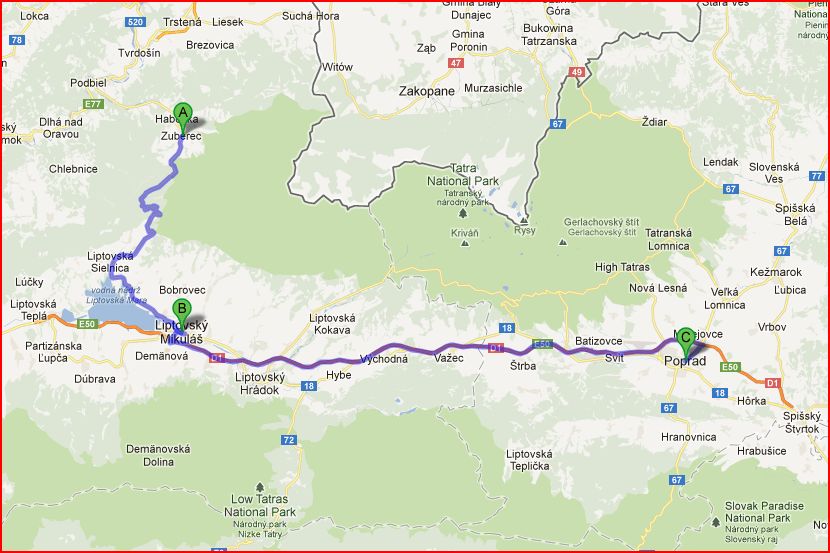 Travel with Kevin and Ruth: Made it to Poprad!