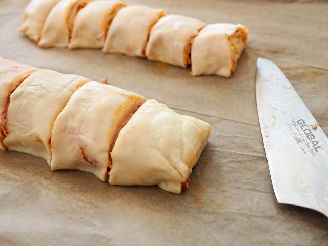 Little Hiccups: Puff Pastry Pizza Scrolls with Bertolli Riserva