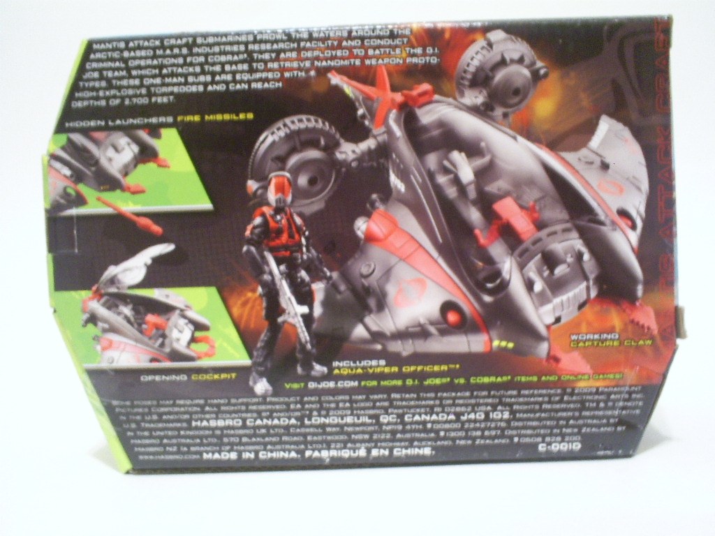 That Figures: REVIEW: GI Joe: The Rise of Cobra - Mantis Attack Craft ...