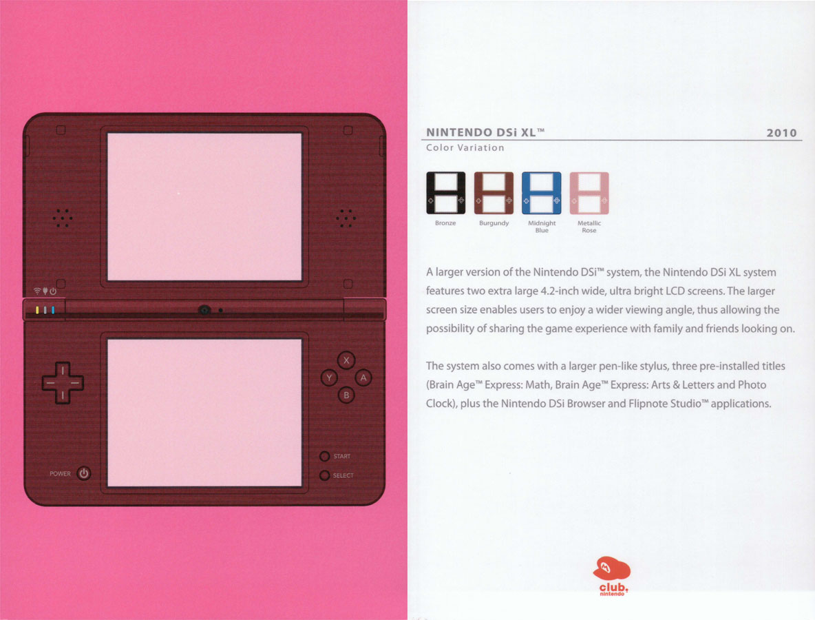 The Bit Beacon: Club Nintendo - History of Handheld Systems ...