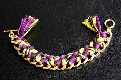 The Royal Bow: Armbånd med "flette"