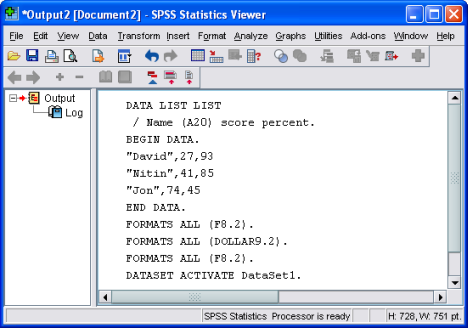 Introduction to SPSS