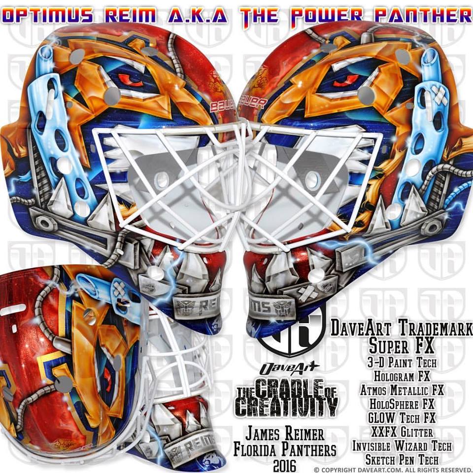 I Love Goalies!: James Reimer 2016-17 Mask