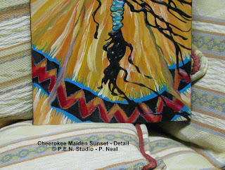 P.E.N. Studio: Commission - Cherokee Maiden Sunset