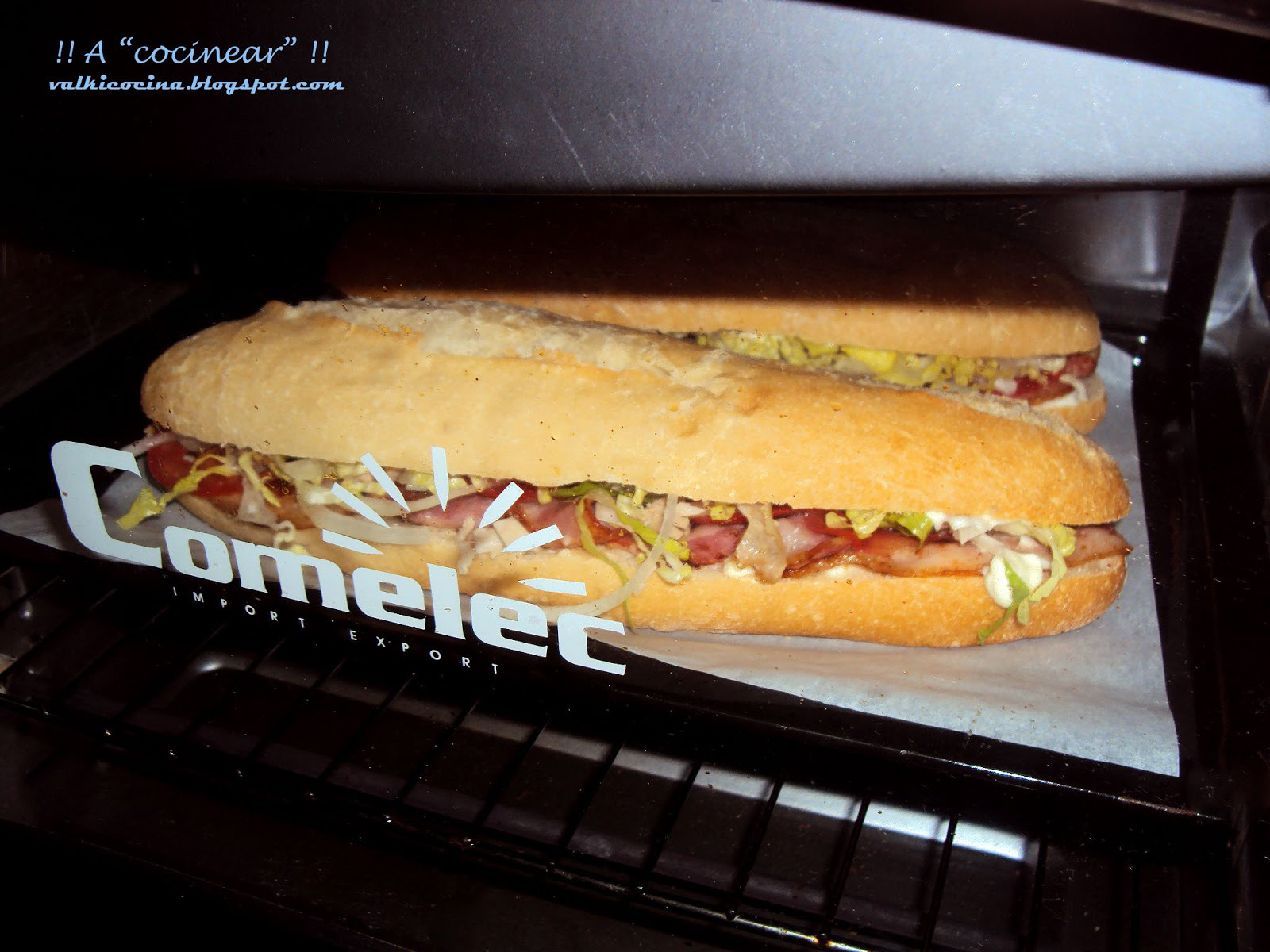 BOCATA DE POLLO Y BACON (XXL) | ¡¡A COCINEAR!! Recetas valkicocina.com