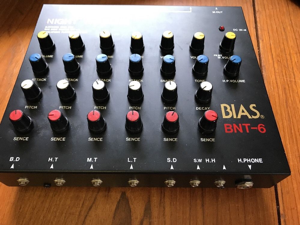 MATRIXSYNTH: Bias BNT-6 Night Training - 6 Channel Analogue Drum Synth ...