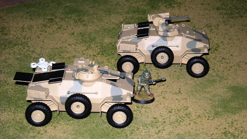 Irishserb's Miniatures Adventure: Progress on my 28mm Sci-Fi Recce Cars