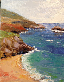 Susan Ciufo Fine Art: Painting # 1 - BIG SUR COASTLINE