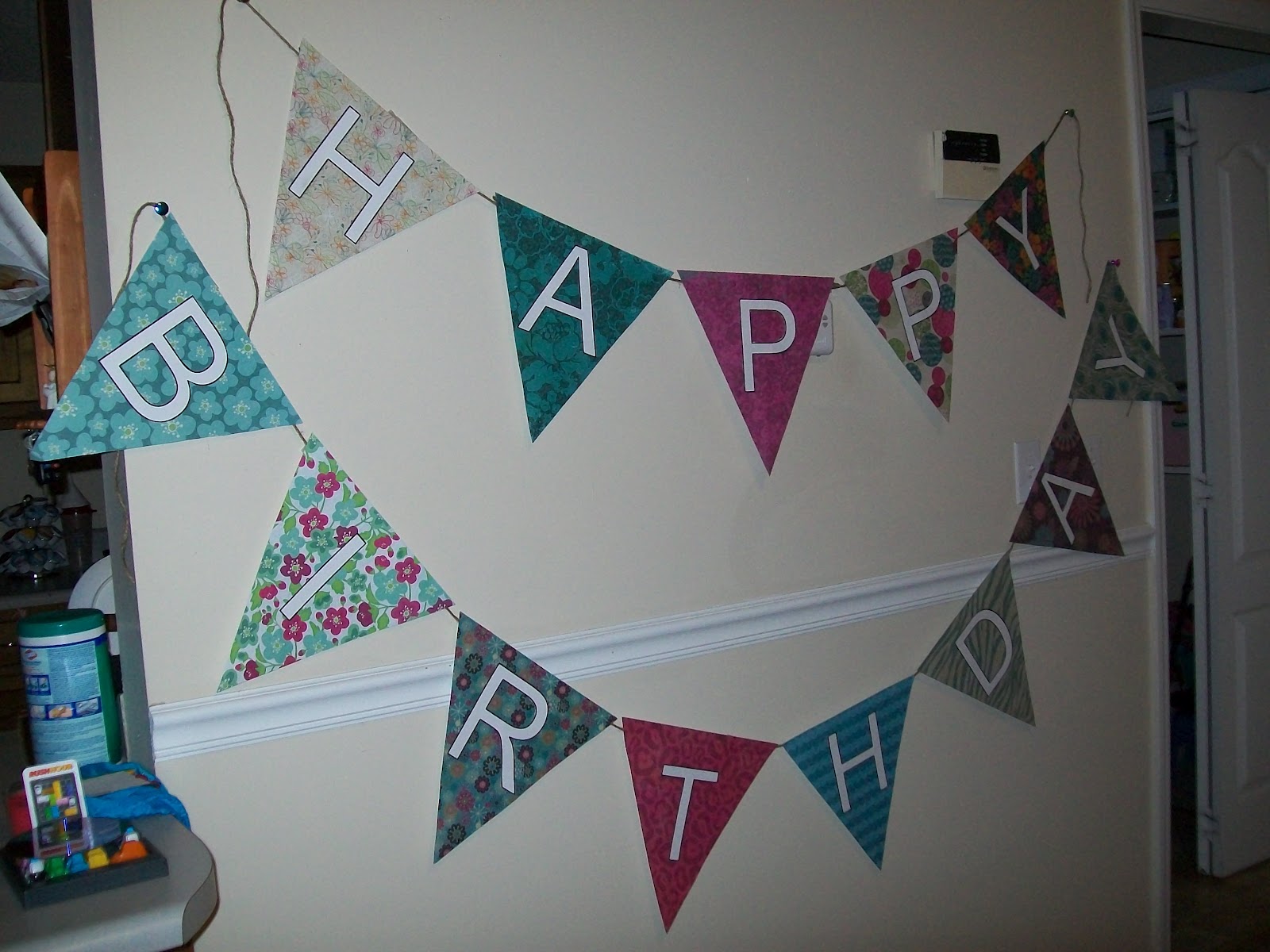 Candice Craves: Birthday Series: Custom Birthday Banner Under $5
