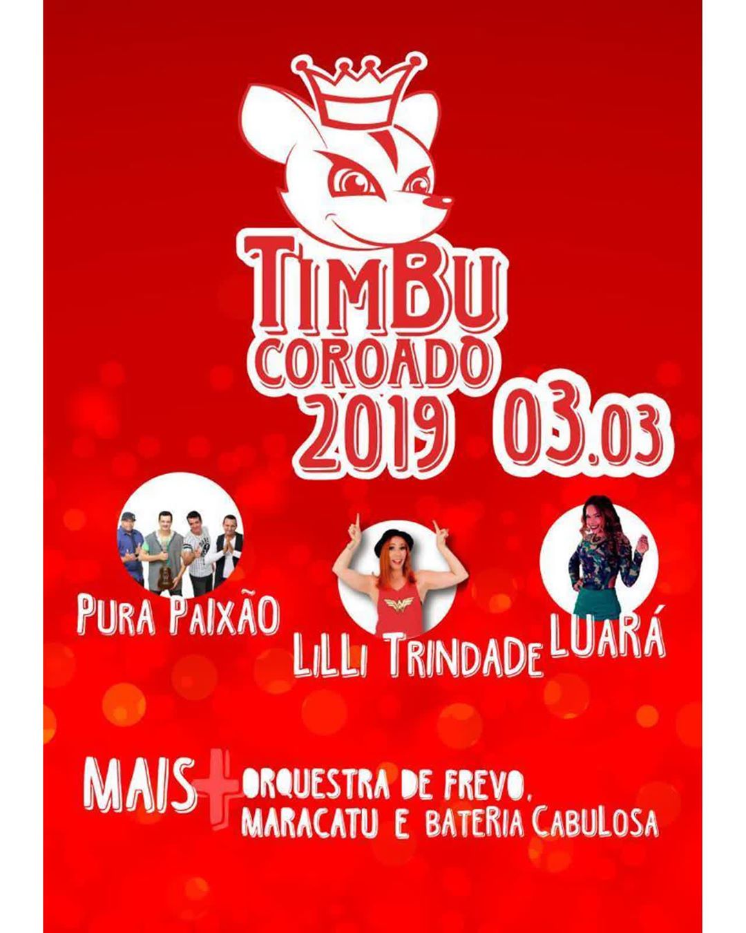 Timbu Coroado anima alvirrubros neste domingo (3), na sede do Náutico ...