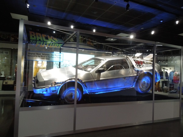 Hollywood Movie Costumes and Props: Original DeLorean Time Machine car ...
