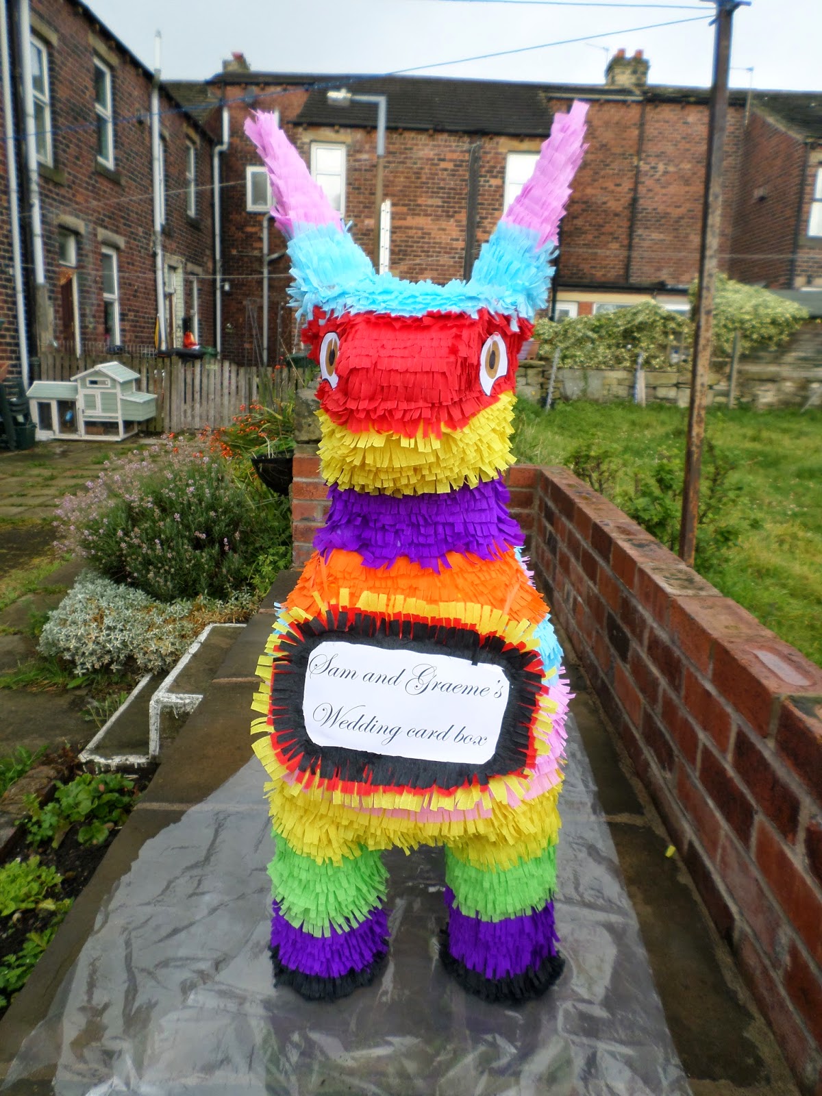 The pinata lady: custom made pinatas: Mexican themed wedding card box
