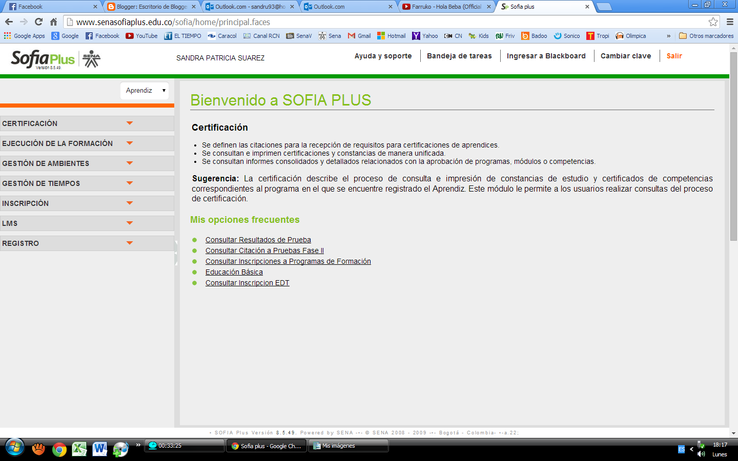 resultados de aprendizaje: EVIDENCIA SOFIA PLUS PASO A PASO