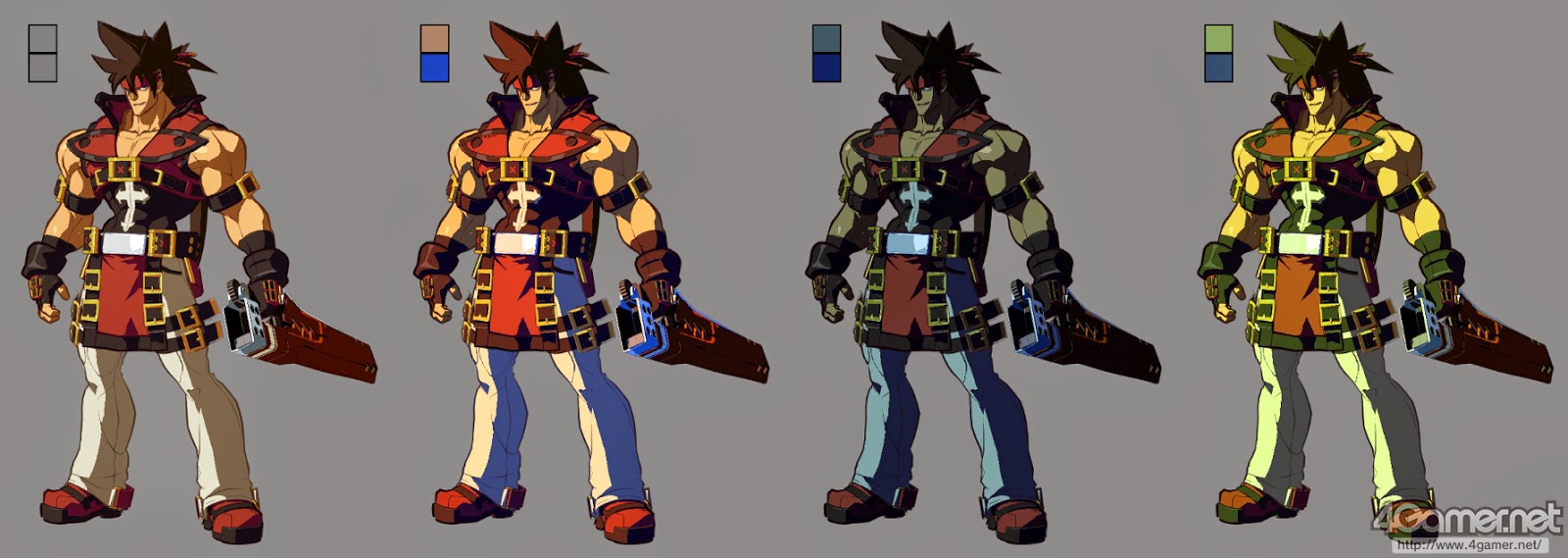 Panupat 3D: Guilty Gear Xrd part 1 - Model, Shading, Lighting