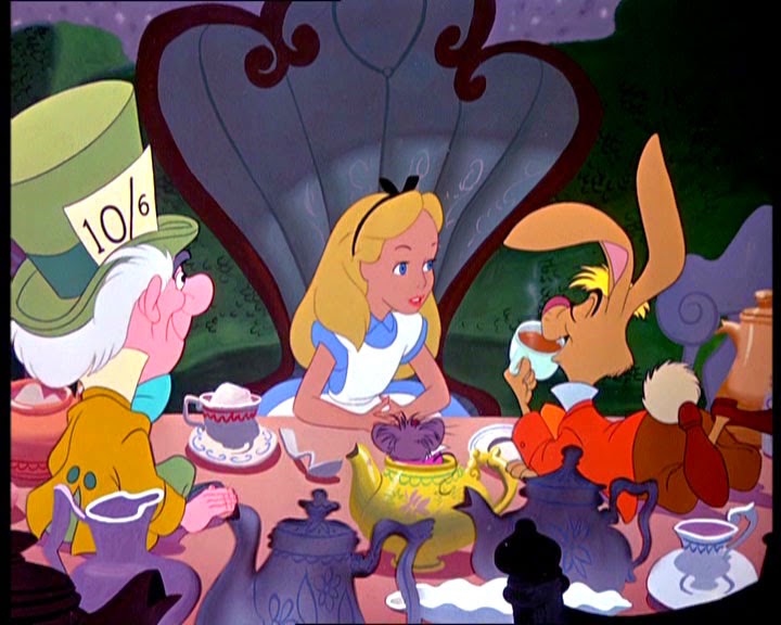 Alice In Wonderland Tea Party Scene 1951