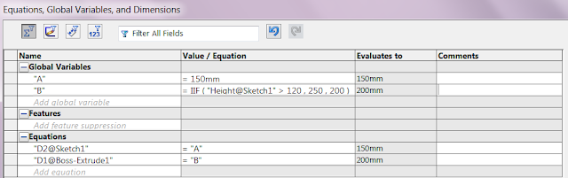 Using SOLIDWORKS Equations – CADVision Systems SOLIDWORKS