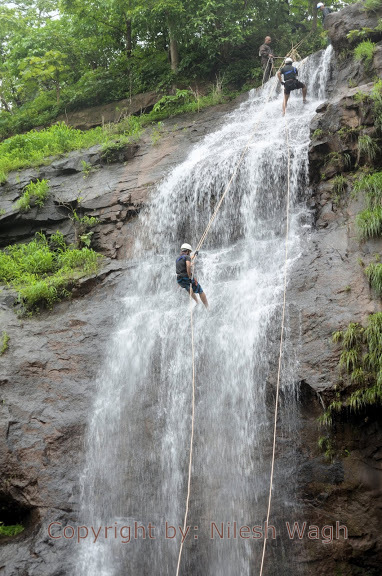 Nisarga Bhraman: Waterfall Rappelling at Dodhani Waterfall on 10th ...