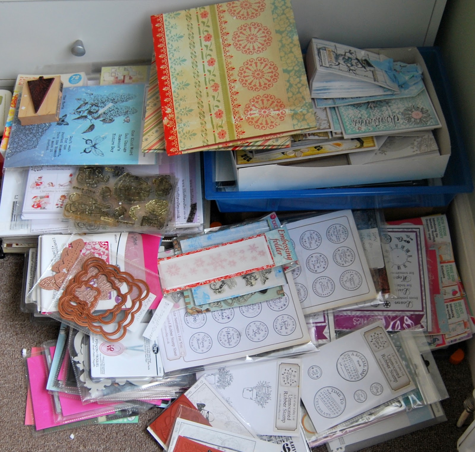 Kath's Blog......diary of the everyday life of a crafter: Mrs Organised...