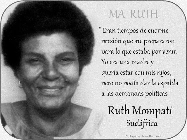 Mujeres Famosas: RUTH MOMPATI - SUDÁFRICA