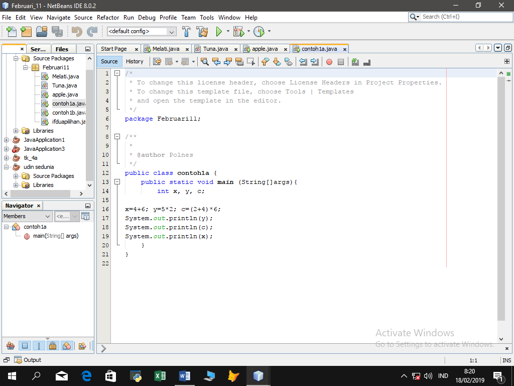 cara membuat kelas pada aplikasi Netbeans: cara membuat kelas pada ...