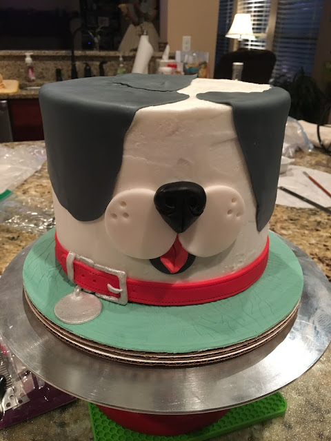 The Bake More: Easy Puppy Dog Face Cake