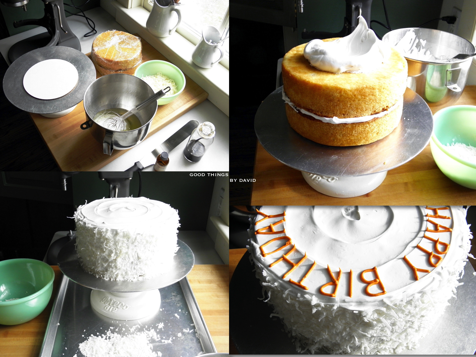 Coconut Birthday Cake
