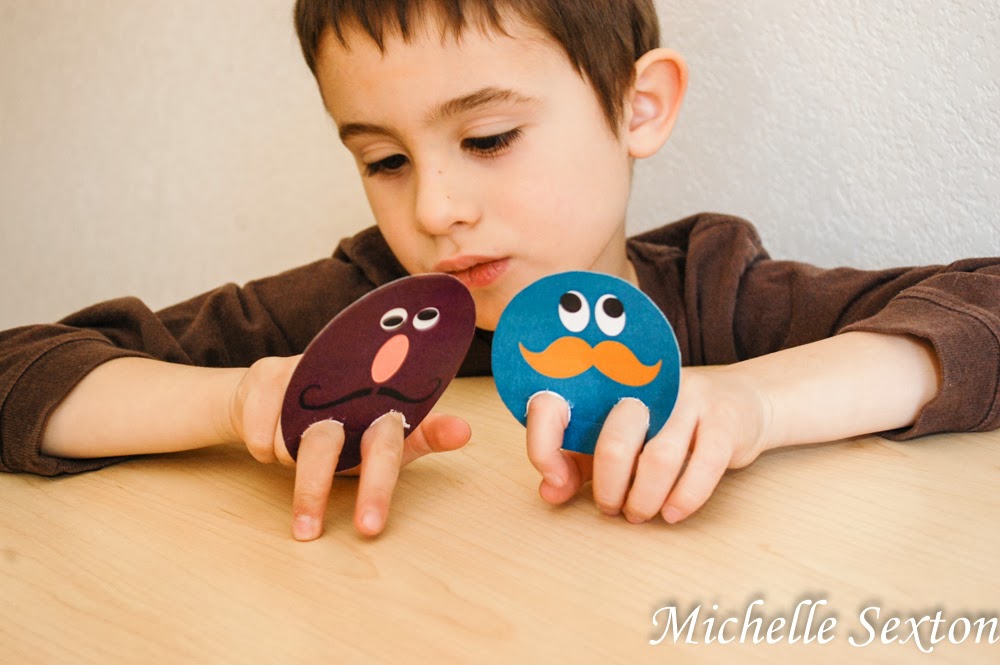 Printable Finger Puppets - Free Silly Shapes DIY for Kids | So Here's ...