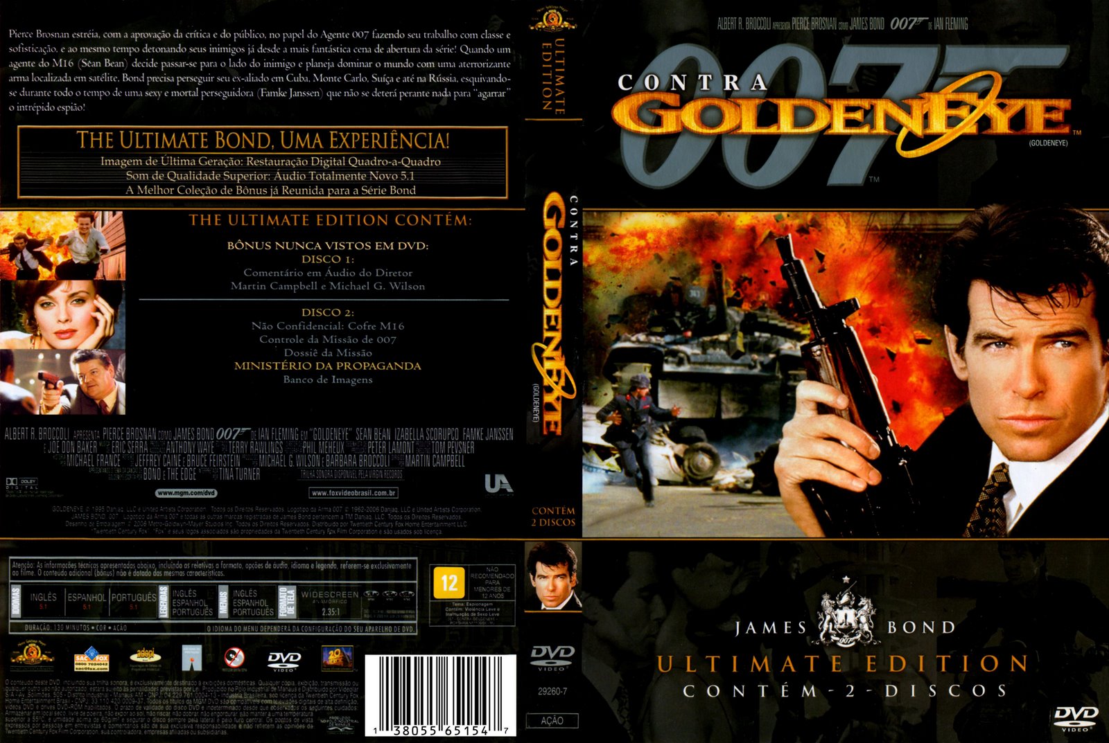 CAPAS DVD-R GRATIS: 007 - (Coleção Completa 23 Capas)