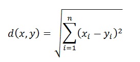Machine Learning: euclidean distance example