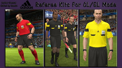 PES 2014 Adidas Referee Kits For UCL & EL Mode By Hawke ~ FALINO ...