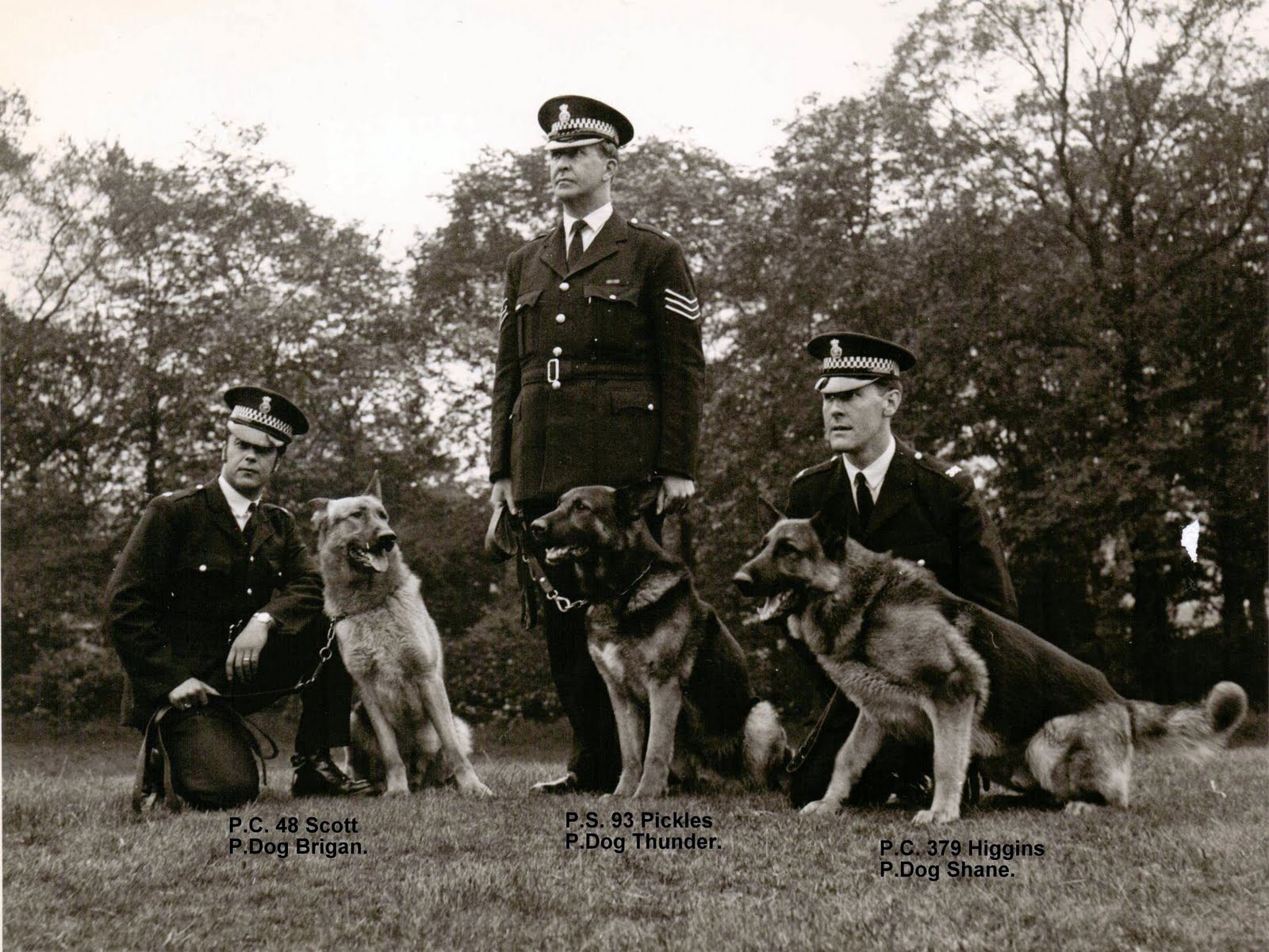 UK Police Dog history: Bradford City Police Dogs 1961-1974