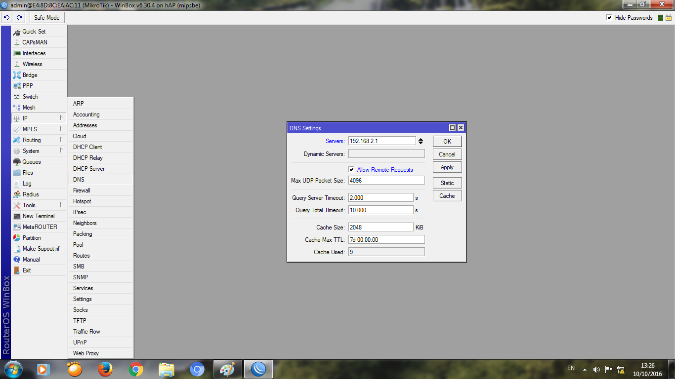 LANGKAH-LANGKAH SETTING ULANG MIKROTIK DENGAN WEB PROXY