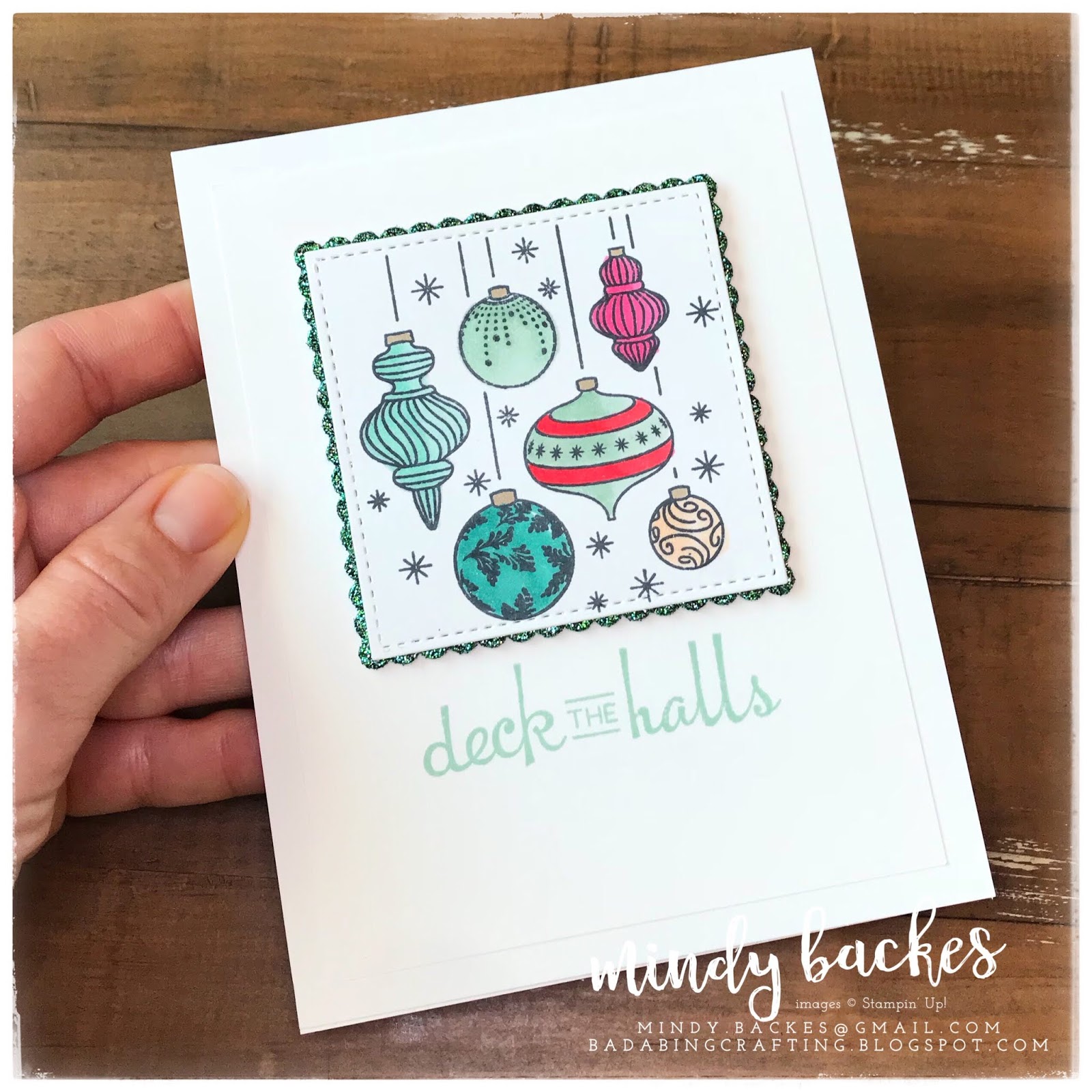 Bada-Bing! Paper-Crafting!: Blends and Baubles