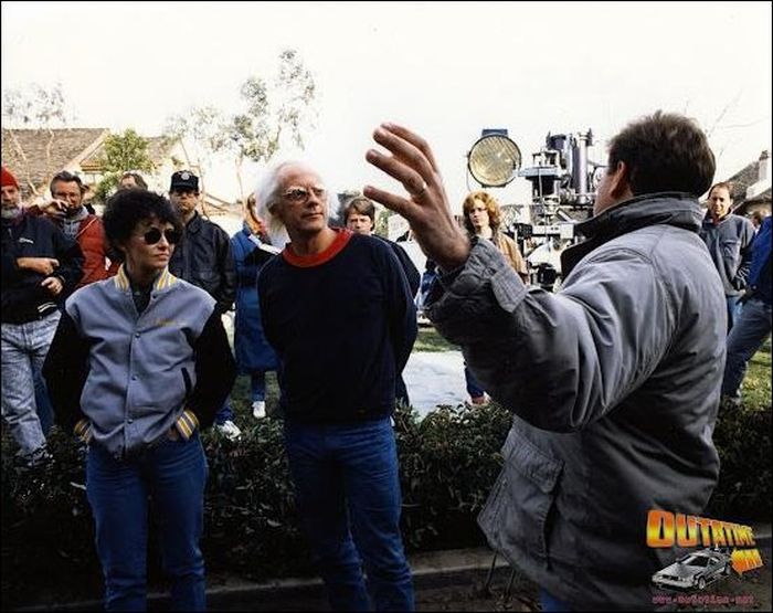20 Behind The Scenes Photos From The Back to the Future Movies Part 2