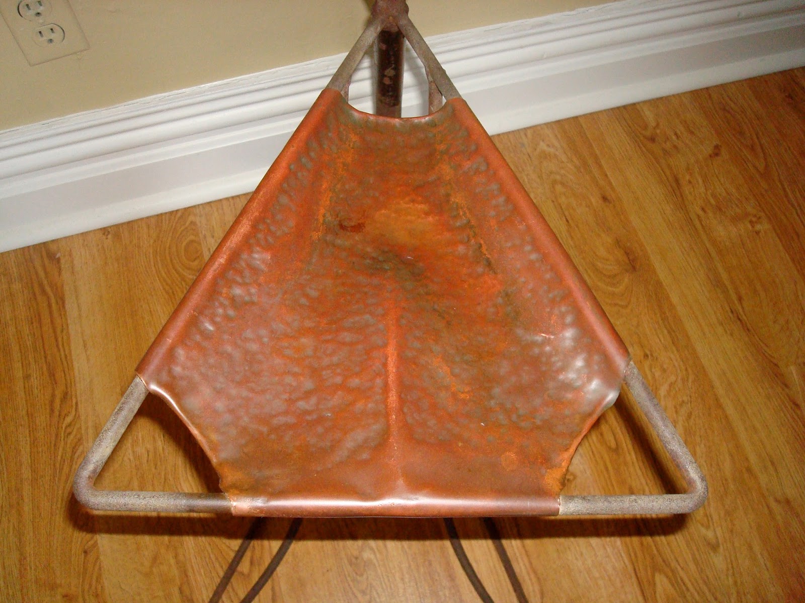 Era Antiques: Vintage Brutalist or Folk Art Metal Rod Chair