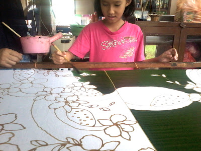 BATIK CANTING: kelas mencanting batik