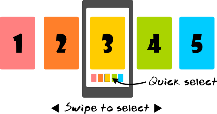 Swiping objects sideways in Corona SDK