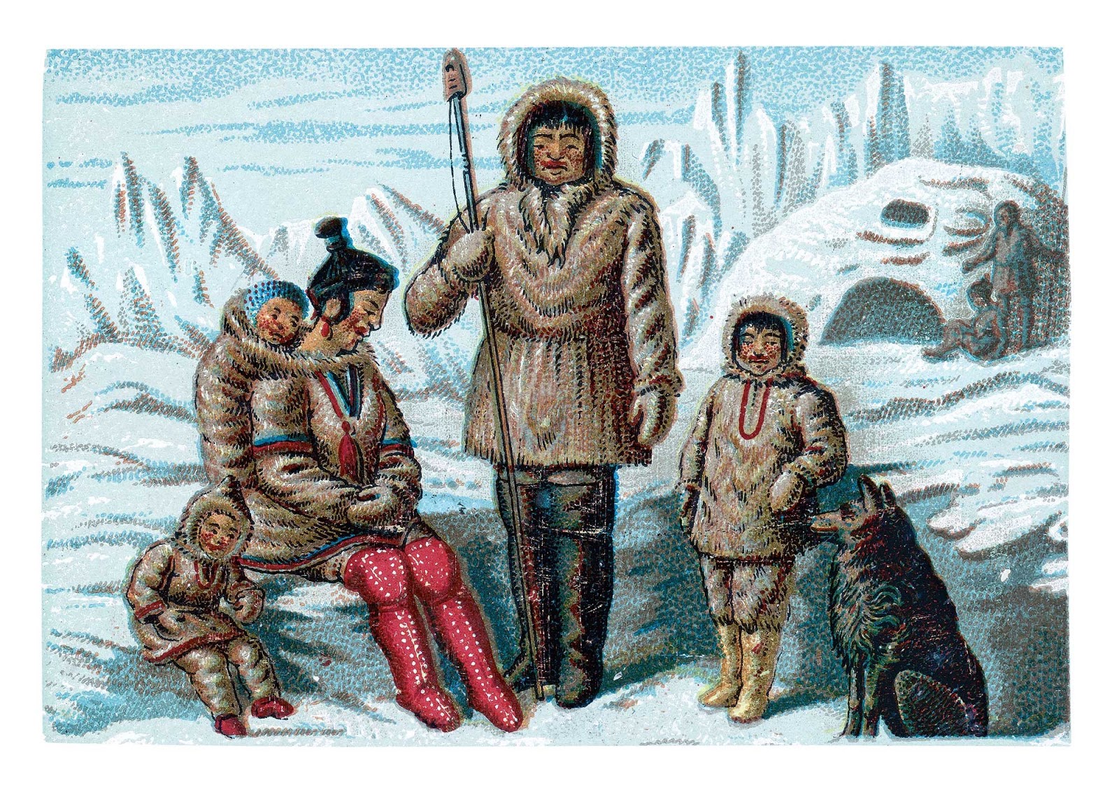 Criando con mucho arte: LAS FAMILIAS INUIT (ESQUIMALES)