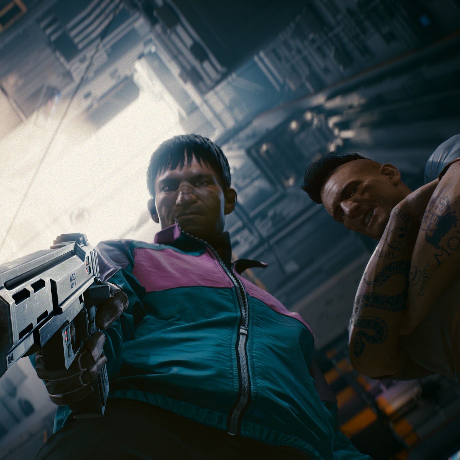 Cyberpunk 2077, Guns, 4K, #44 Wallpaper iPhone Phone