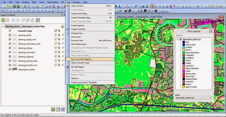 How to updated Classified MAP (*.grc) in MAP Info - telconotes