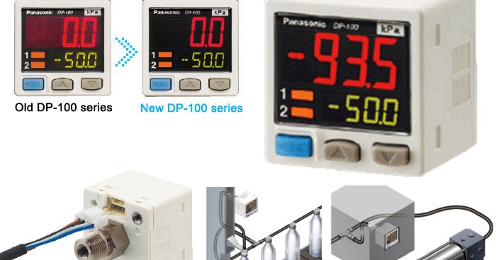 Product Features of Panasonic Pressure Sensor (Dual Display Digital ...