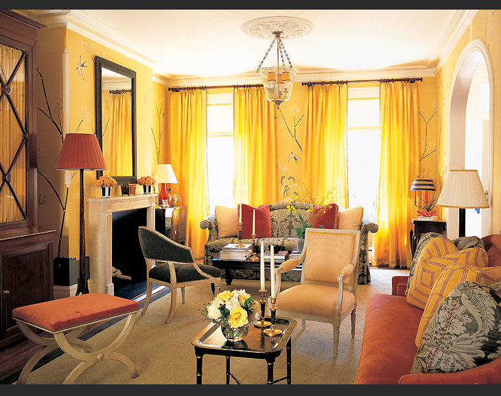 Eye For Design: Yellow Interiors........Always Cheerful