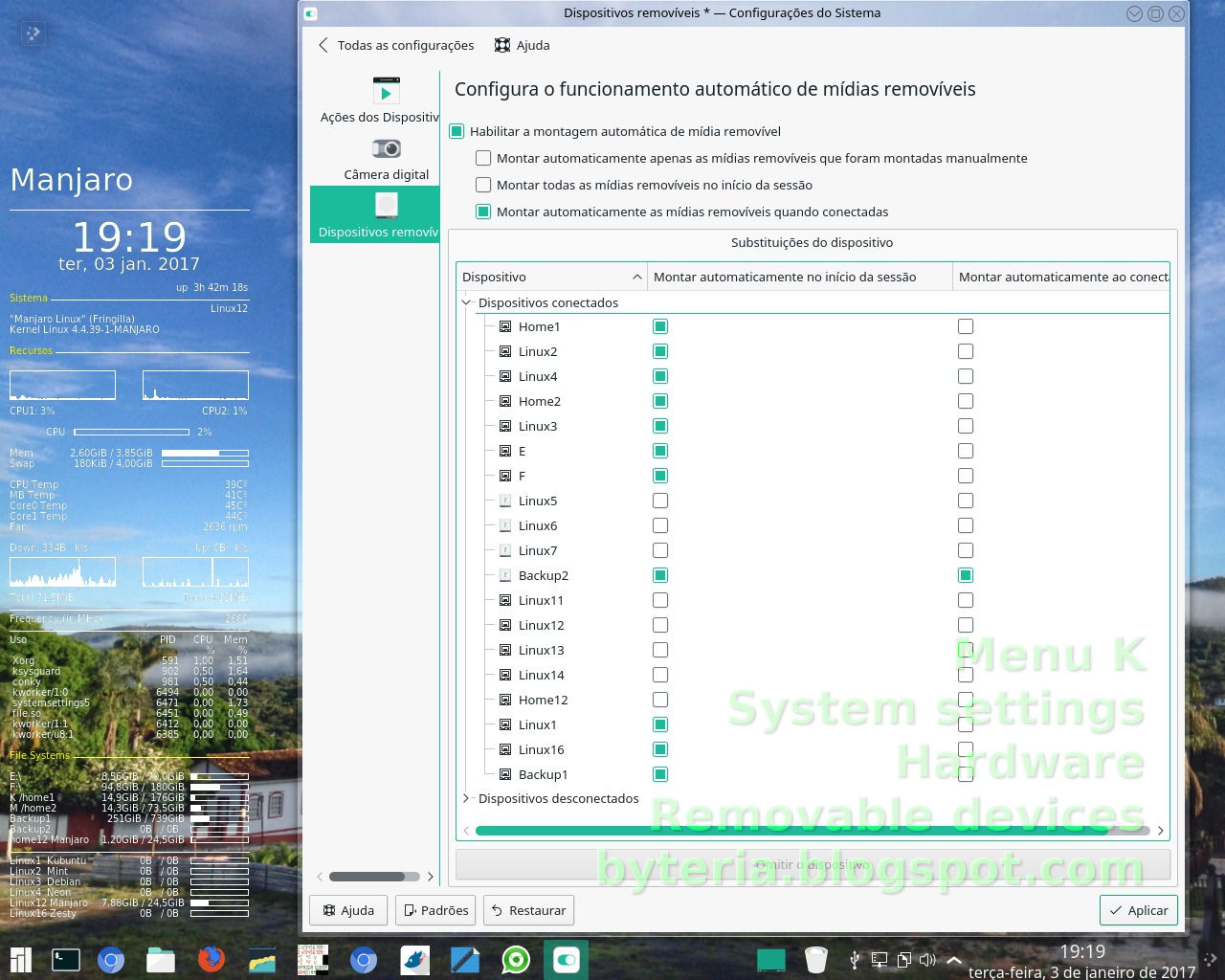 Manjaro KDE require password to mount disks/partitions : r/ManjaroLinux
