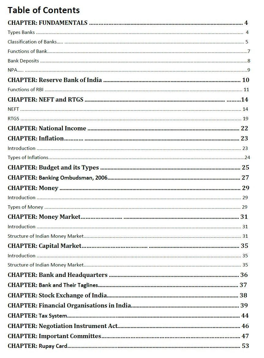 Banking Ebook- Reference Book for Banking Knowledge | Csslord