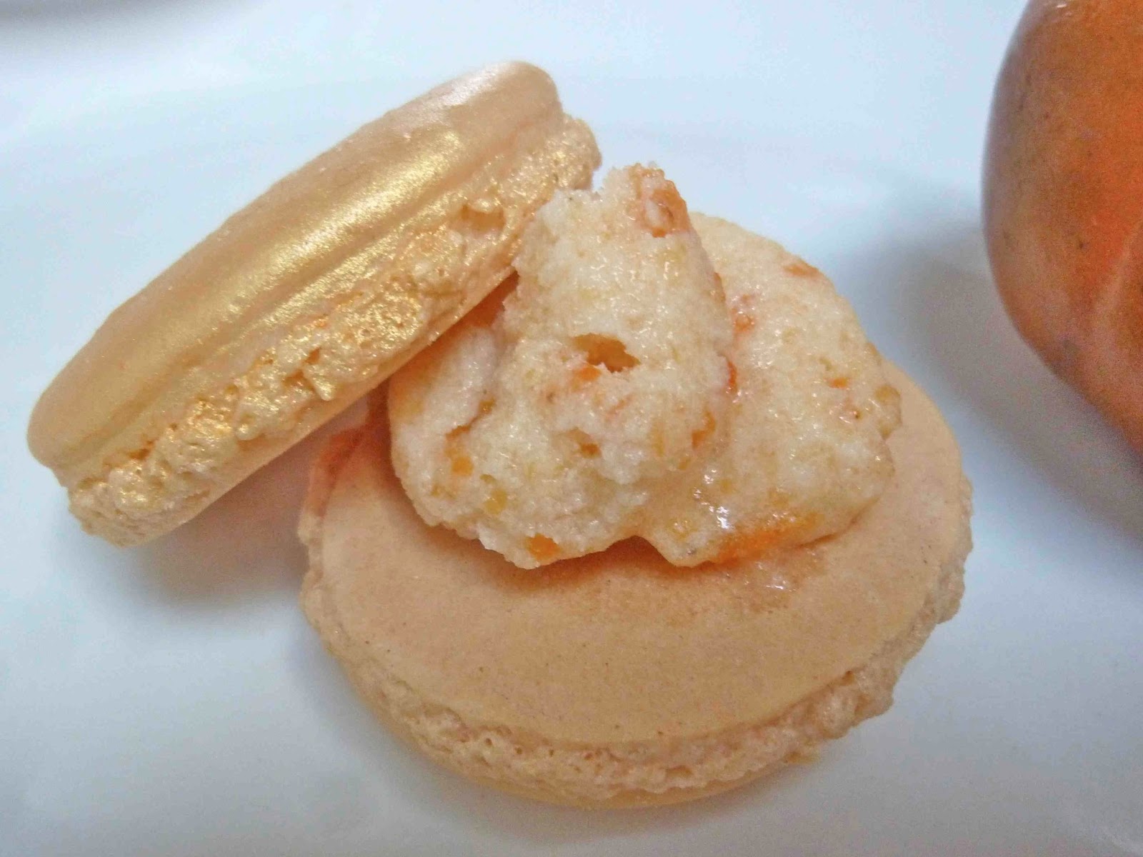 Golden Macarons with Persimmon Buttercream Filling – Diary of a Mad ...