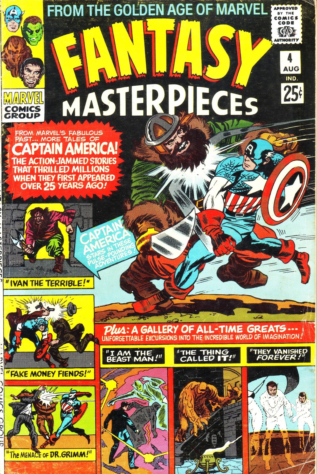 Marvel Mysteries and Comics Minutiae: 50 Summers Ago: Marvel Tales # 4