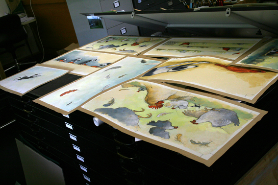 Freya Blackwood: Banjo & Ruby Red Get Packed