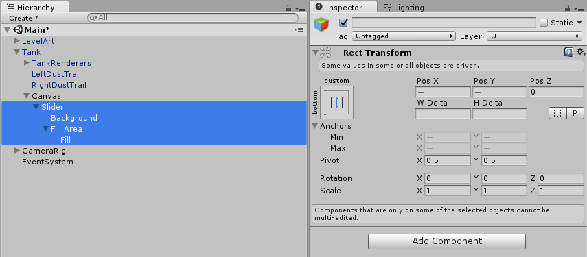 LateDreamer의 좌충우돌: Unity Tutorial: Tanks, part 3