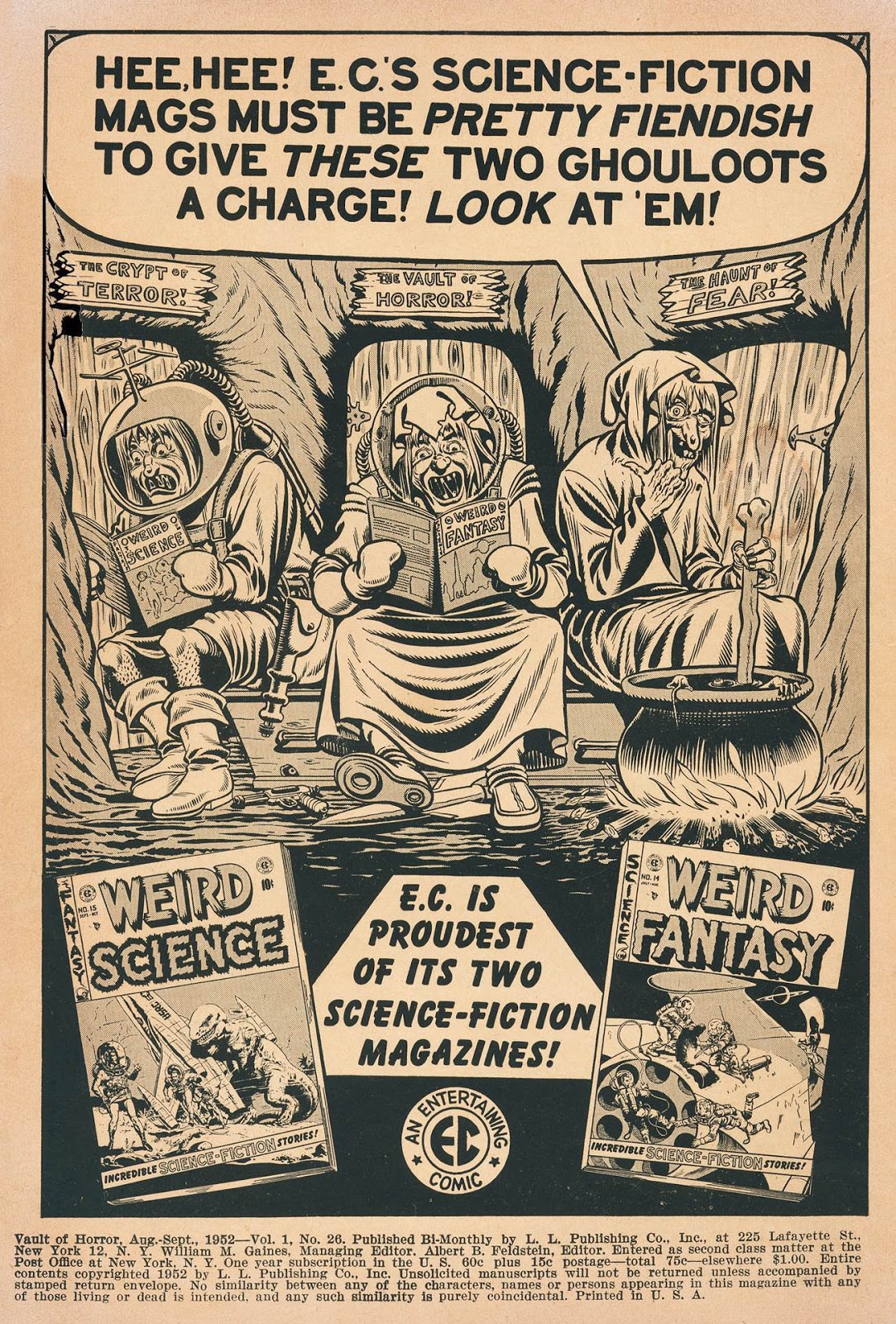 Kracalactaka Creations Comic Decoupage Blog: Golden Age Horror! Vault ...